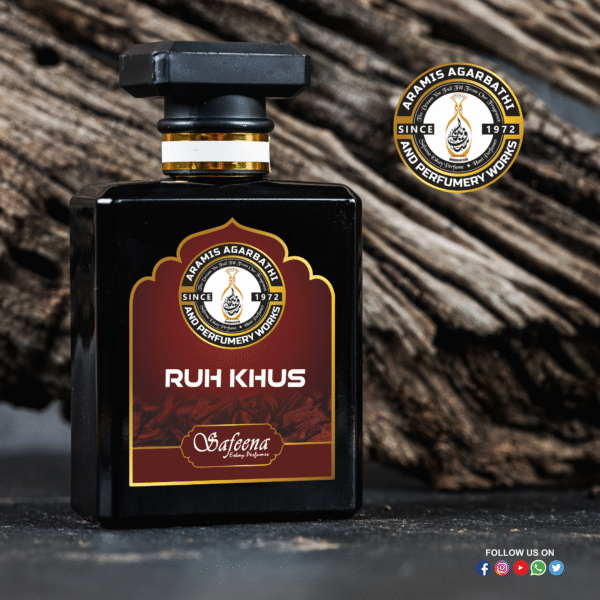 Buy Ruh Khus | Pure Vetiver Attar | Natural Cooling Khus Perfume